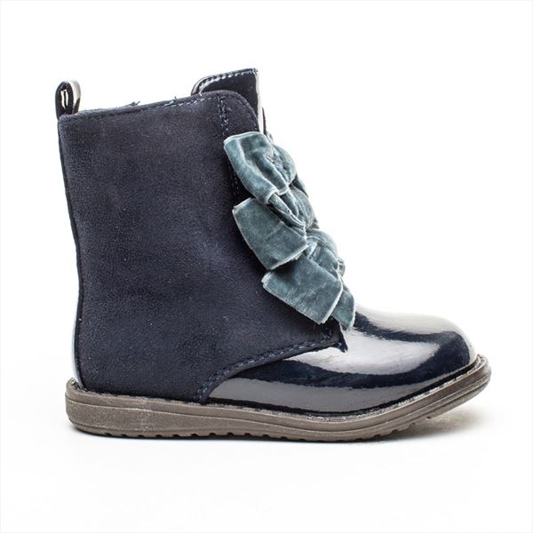 Botas Niña Azul Marino Triple Lazo baratos ZapatitosDeAlba Botas Niña Azul Marino Triple Lazo baratos ZapatitosDeAlba