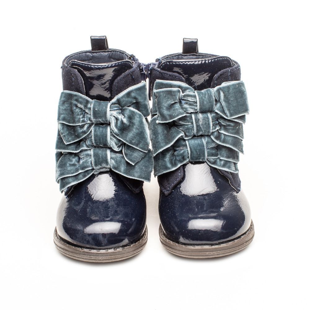 Botas Niña Azul Marino Triple Lazo baratos ZapatitosDeAlba Botas Niña Azul Marino Triple Lazo baratos ZapatitosDeAlba